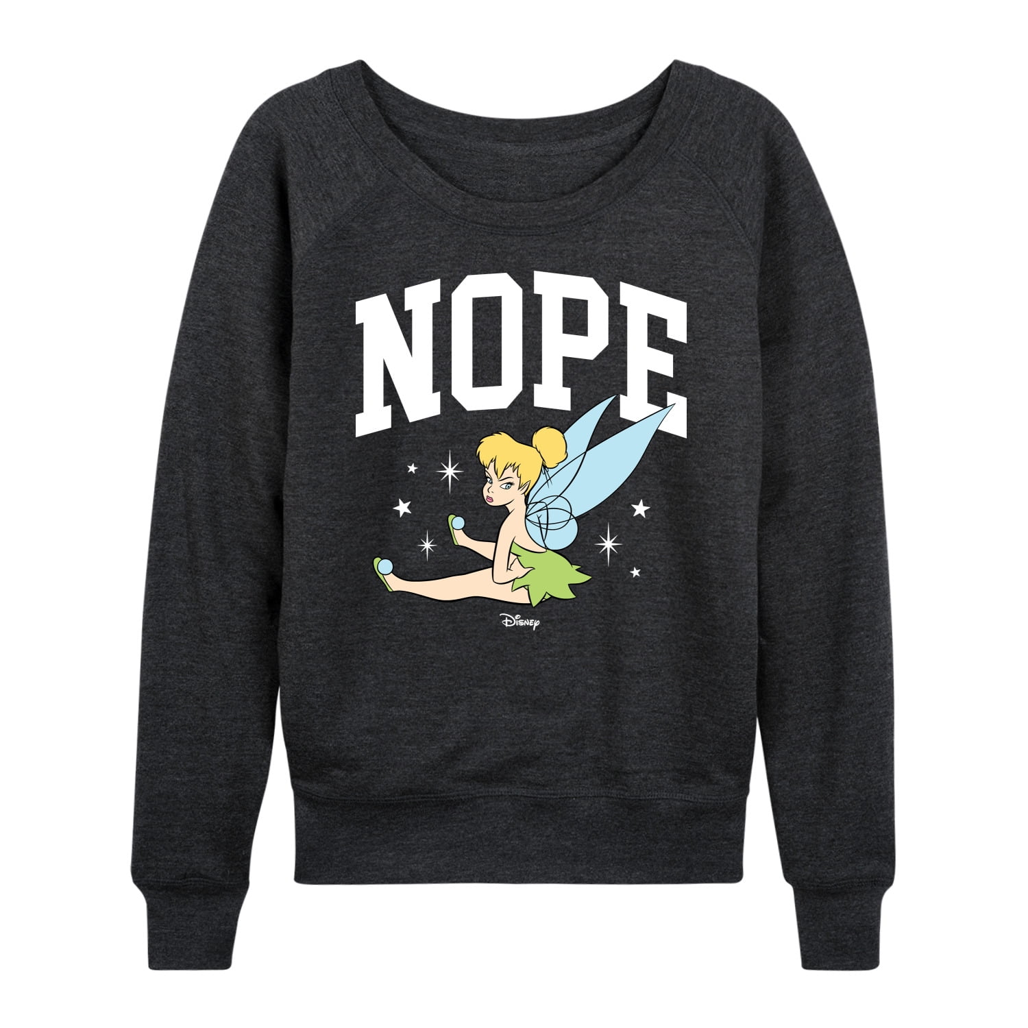 Tinker Bell - Nope Pouty Face - Women's Lightweight French Terry Long ...