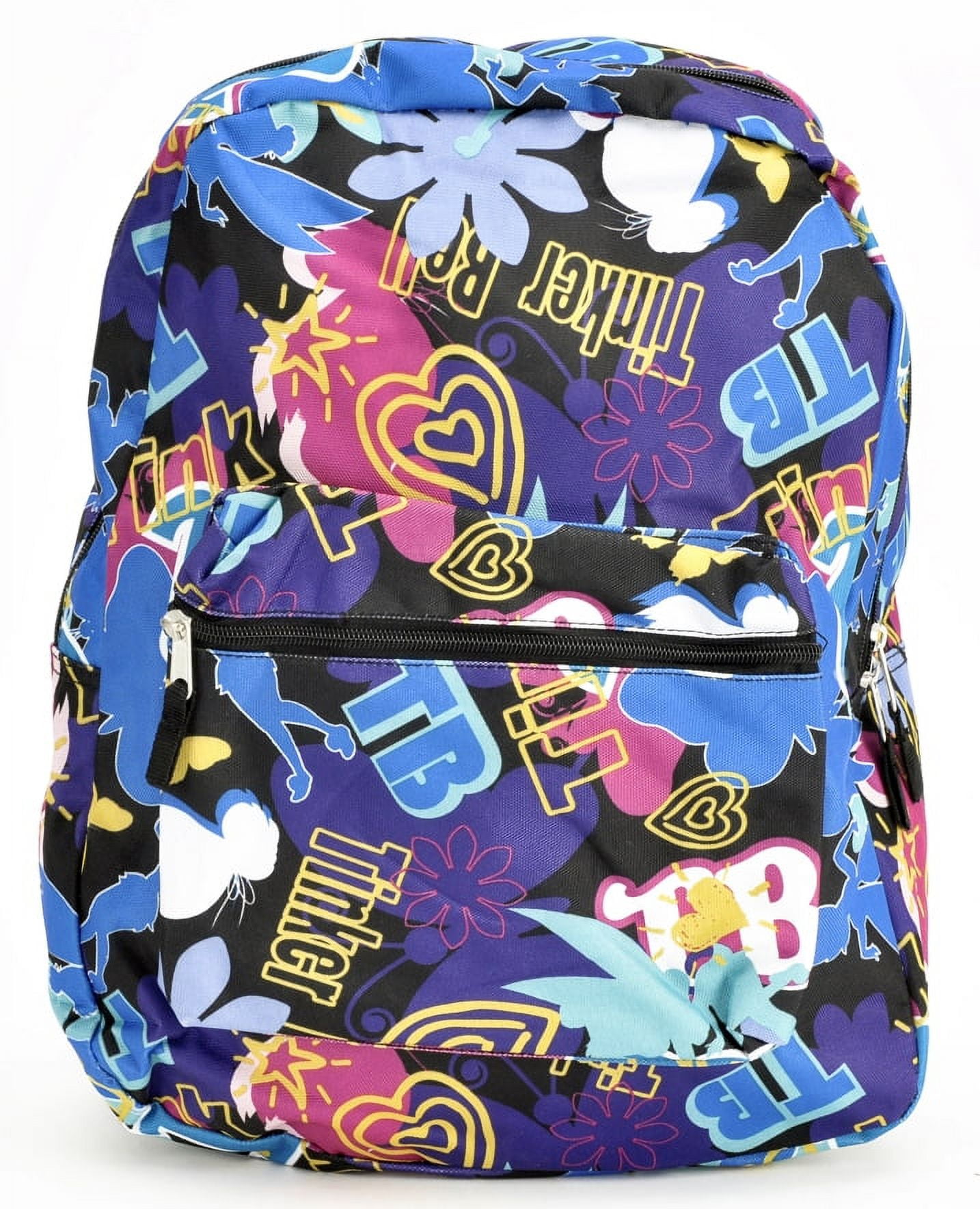 Tinker Bell Pattern Printed 16" Backpack - Walmart.com