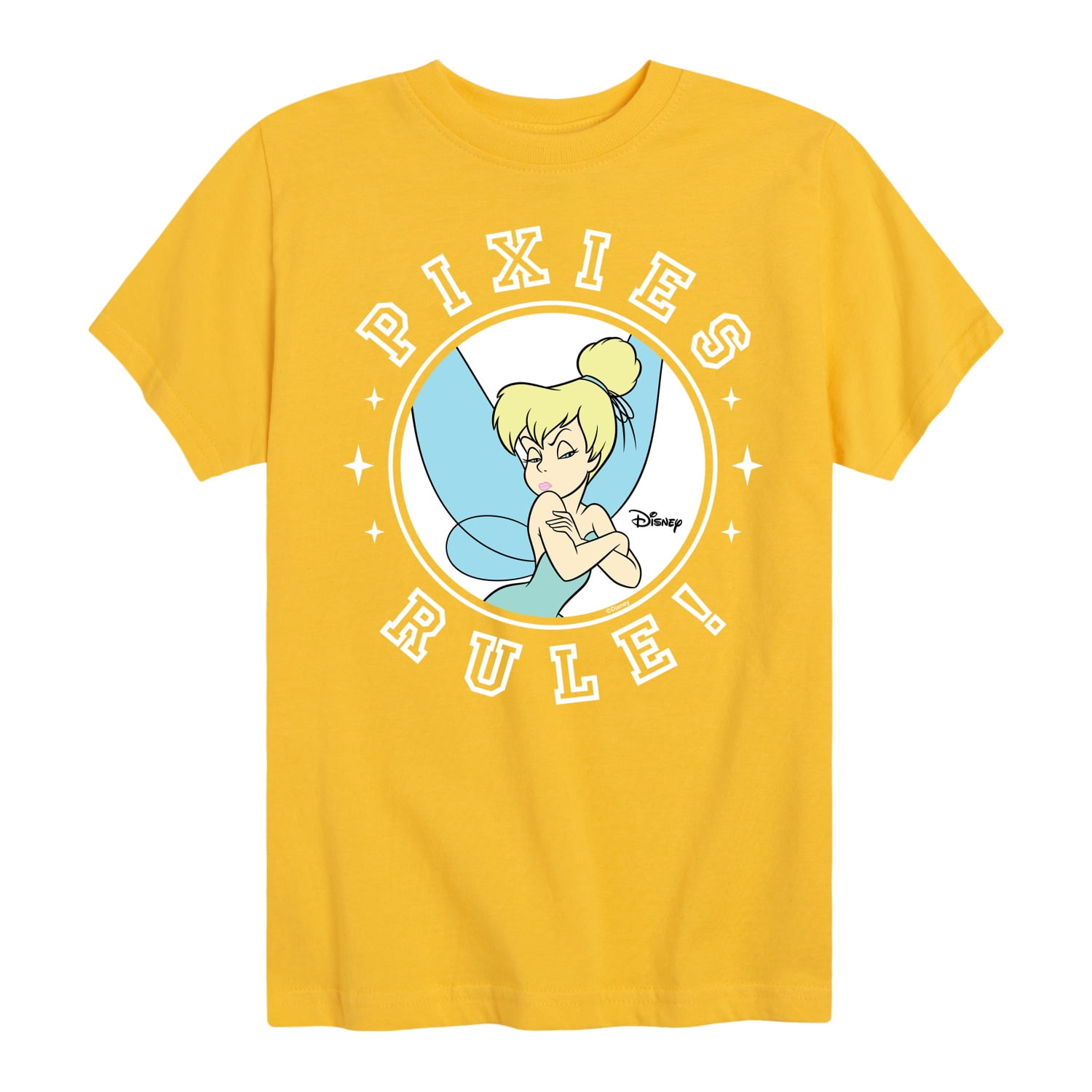 Tinker Bell - Pixies Rule - Toddler And Youth Short Sleeve Graphic T ...