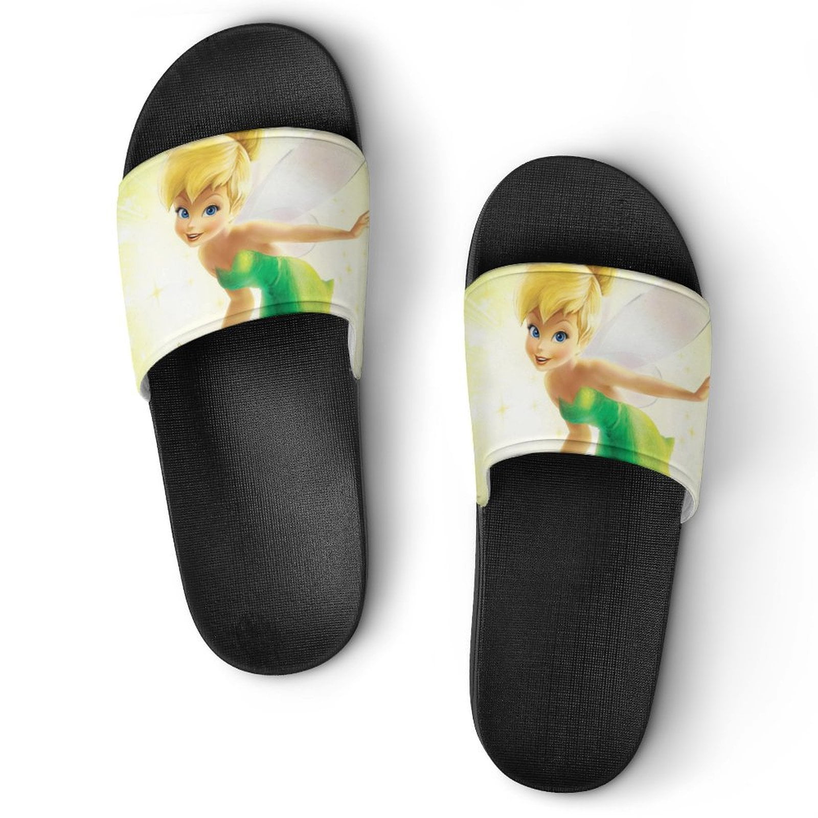 Tinker Bell Shower Slippers for Women & Men Non-Slip House Shoes Slide ...