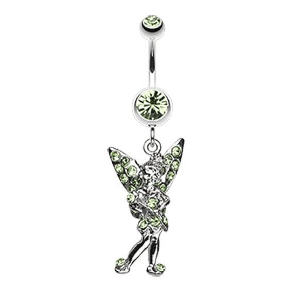 Tinker Bell Sparkle Belly Button Ring - Walmart.com