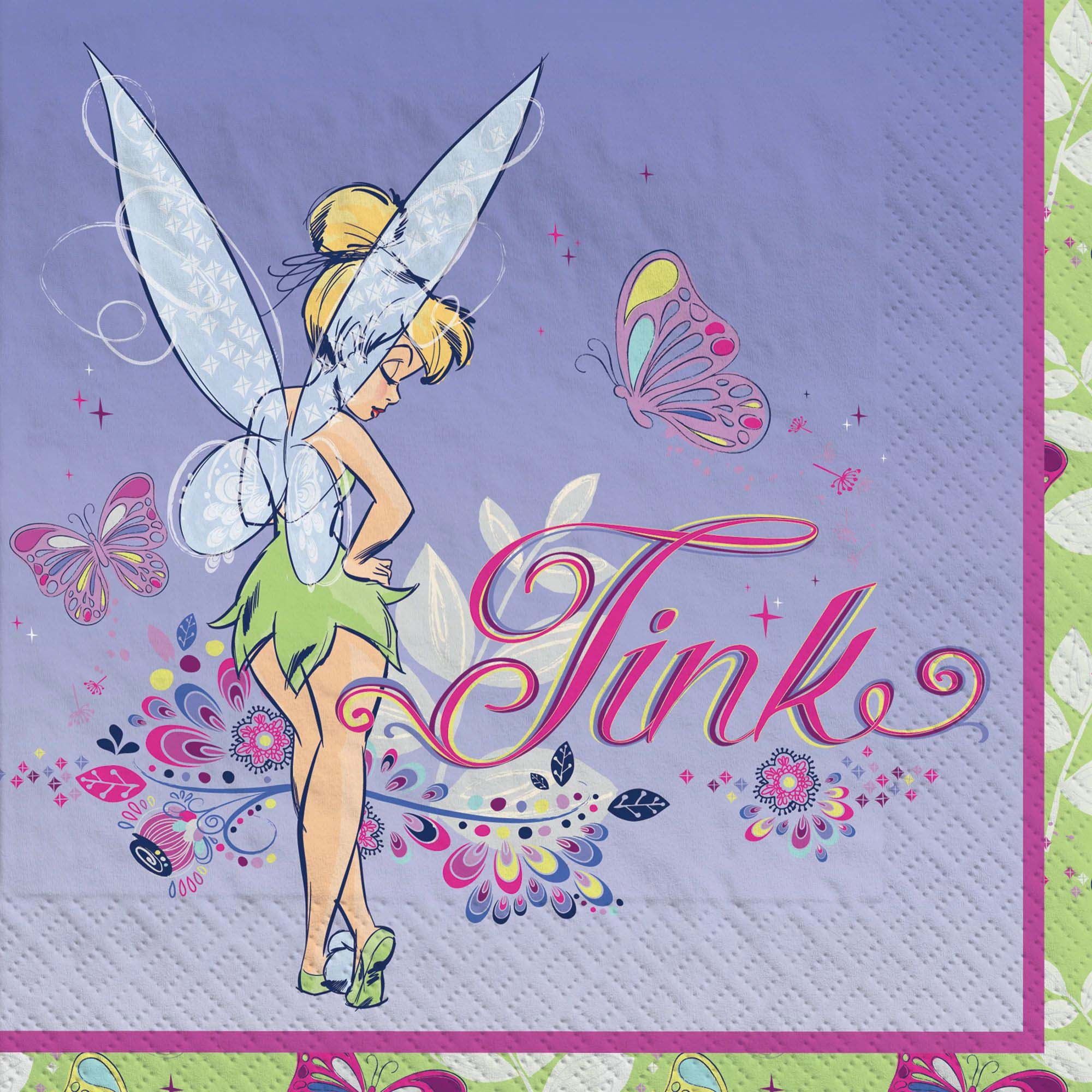 Tinker Bell 'Tink' Lunch Napkins (16ct) - Walmart.com
