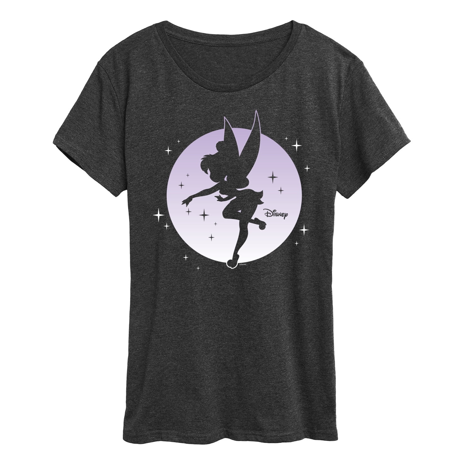 Tinker Bell - Tink Moon Silhouette - Ladies Short Sleeve Classic Fit ...