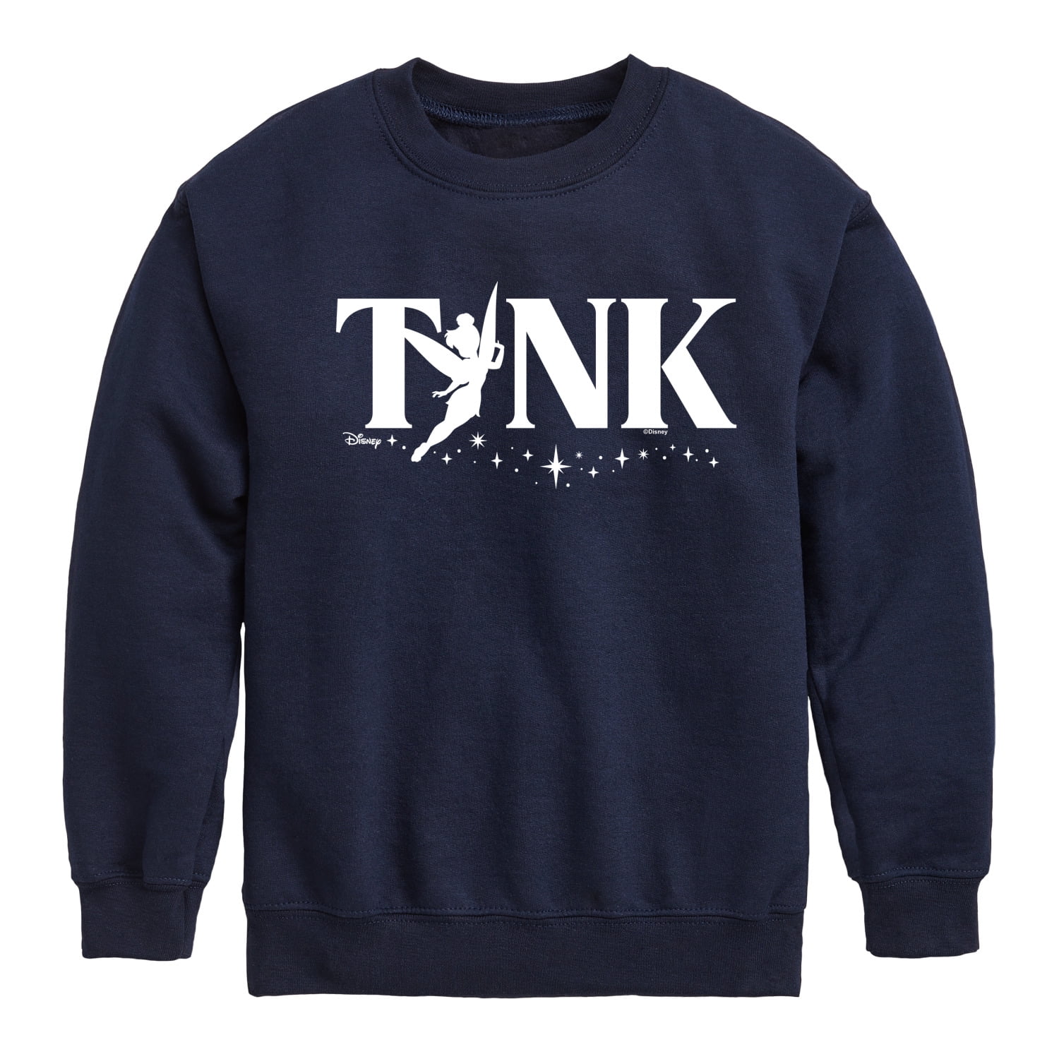 Tinker Bell - Tink - Toddler And Youth Crewneck Fleece Sweatshirt ...