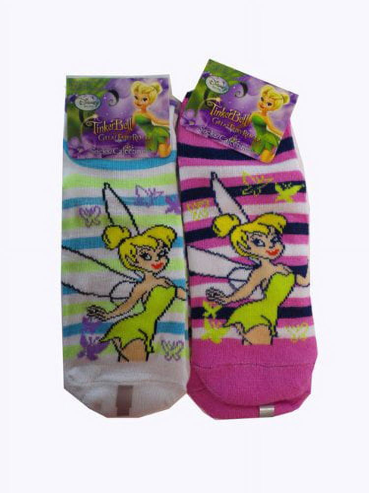 TinkerBell Socks Kids Novelty Socks ( 3 Pair ) Size 68 - Walmart.com