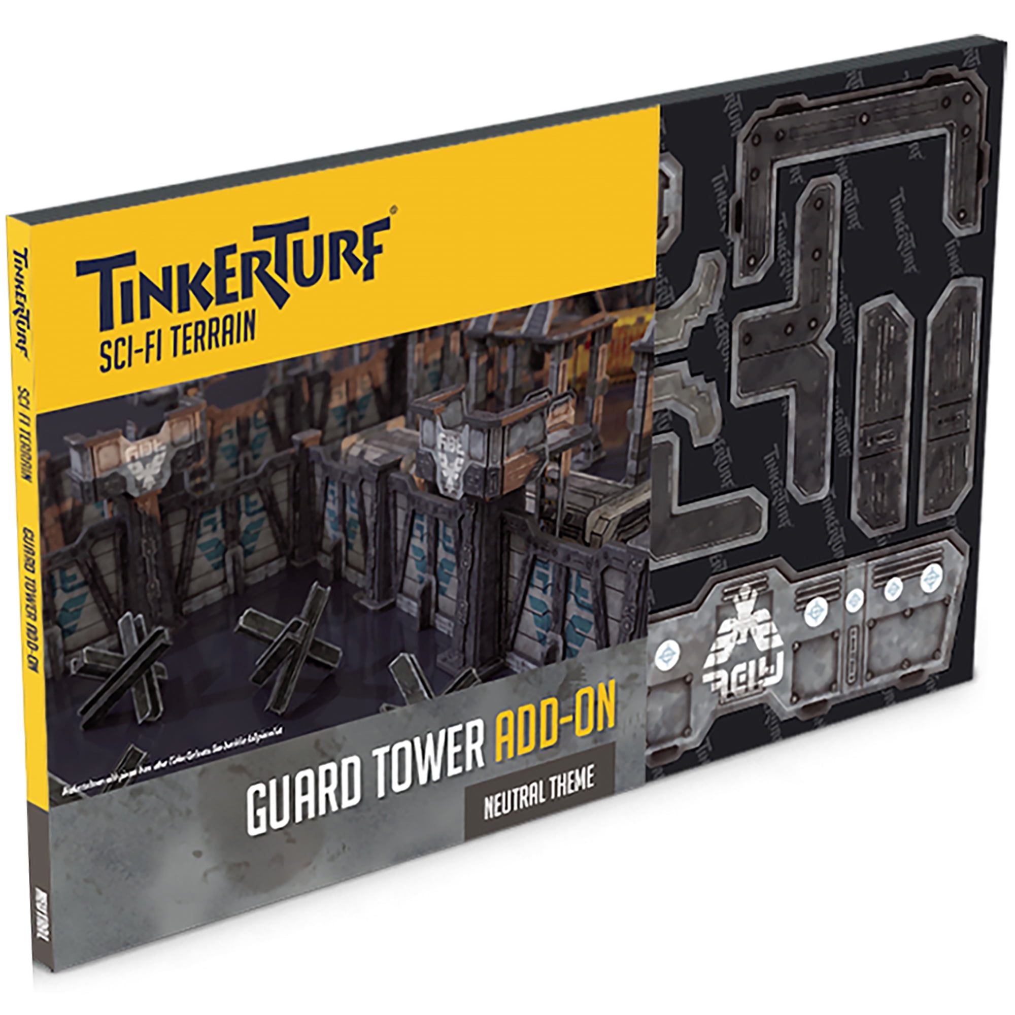 TinkerTurf Sci-Fi Terrain: Guard Tower Add-On - Neutral Theme - Walmart.com