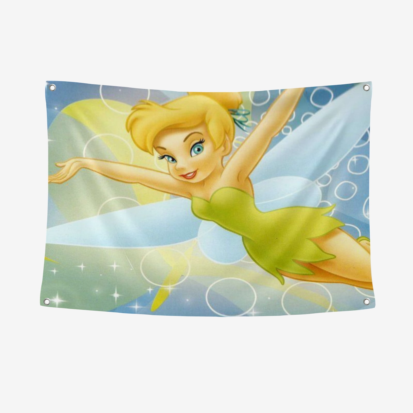 Tinkerbell Banner Background Backdrop Party Supplies 3.28*4.92FT/100 ...