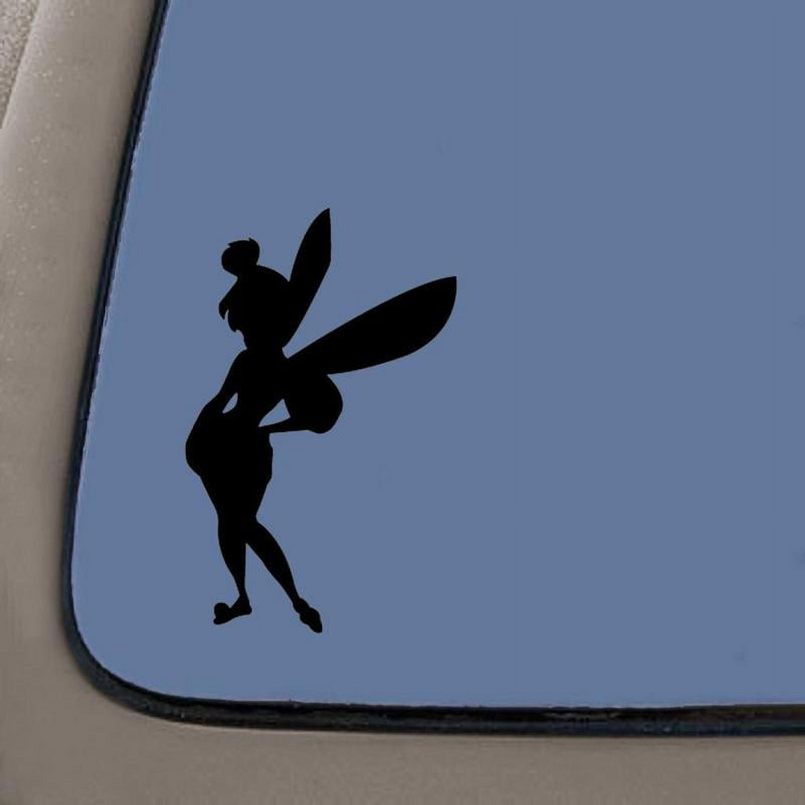 Tinkerbell Decal | 5.5-Inches Tall | Black Vinyl Decal | Car Truck Van ...