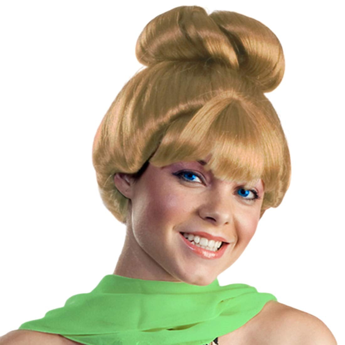Tinkerbell Fairy Color Golden Blonde Enigma Wigs Pixie Womens Peluca ...