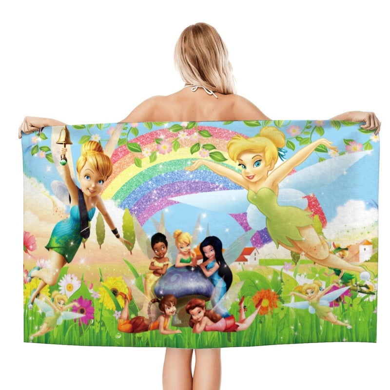 Tinkerbell Gifts Beach Towel for Women Girl Birthday Inspired Fan Bath ...
