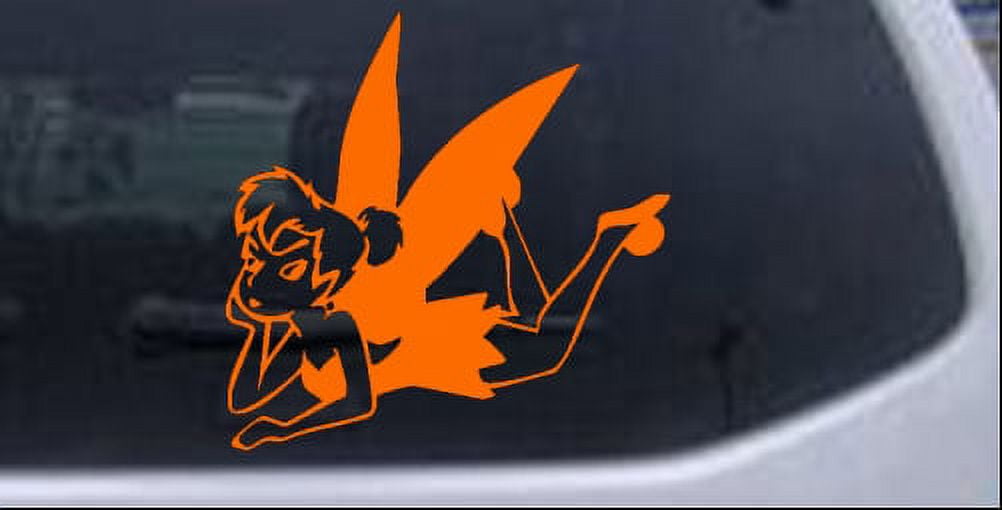 Tinkerbell Laying Car or Truck Window Decal Sticker - Walmart.com