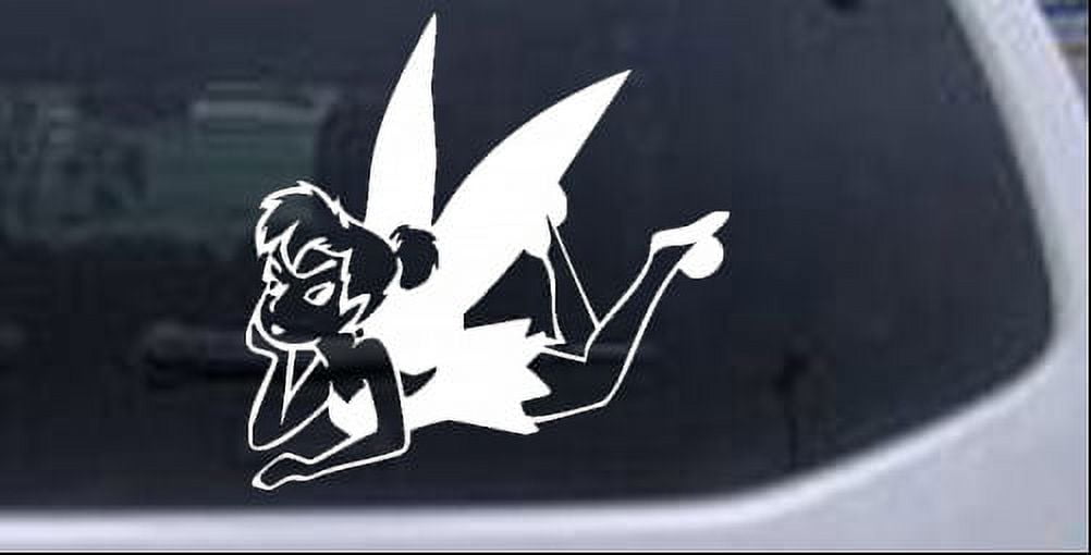 Tinkerbell Laying Car or Truck Window Decal Sticker - Walmart.com