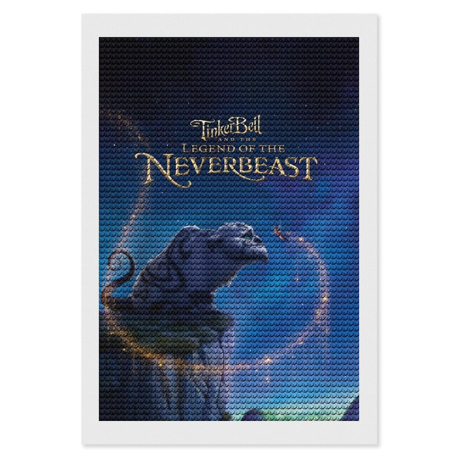 Tinker-bel Legend of the Never Beast Diamond Art Kits DIY 5D Anime ...