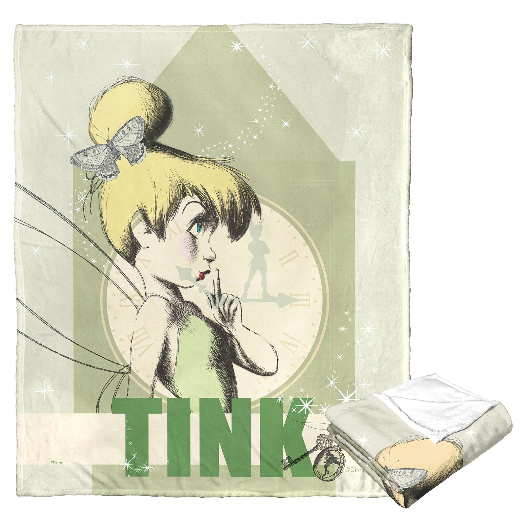 Tinkerbell London Fairy Kids Silk Touch Throw Blanket - Walmart.com