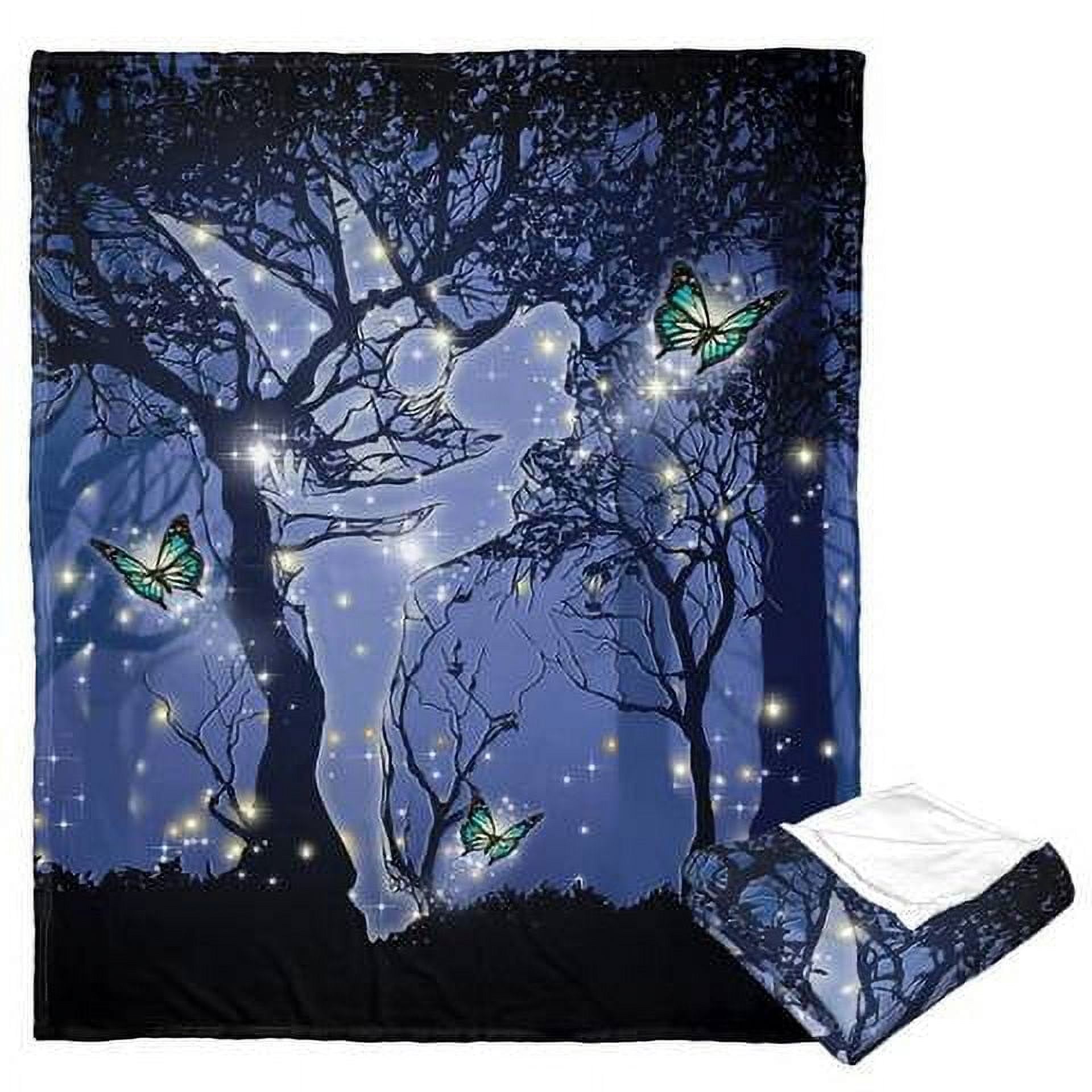 Tinkerbell Sprite Light Disney Kids Silk Touch Throw Blanket, 50 x 60 ...