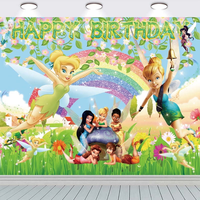 Tinkerbell Tinker Bell Background for Photography Backdrop Banner Party ...
