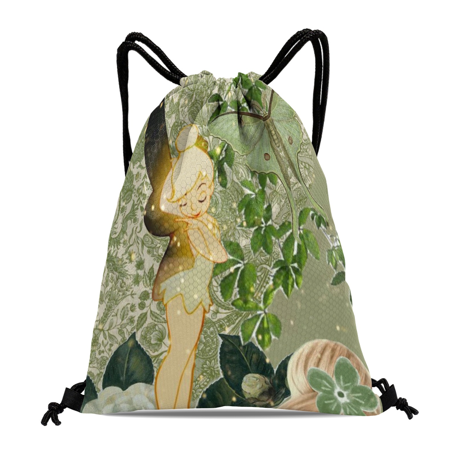 Tinkerbell Tinker Bell Drawstring Gym Bag:Waterproof and perfect for ...