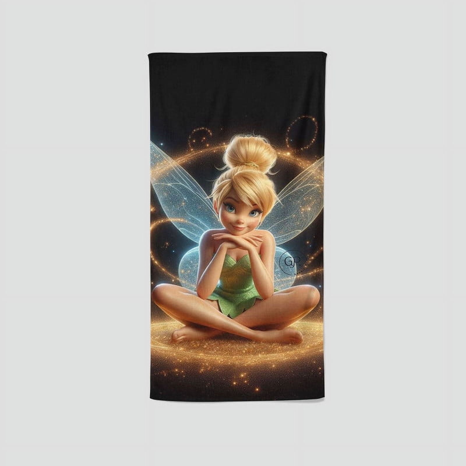 Tinkerbell Tinker Bell's towel features a unique design, making it an ...