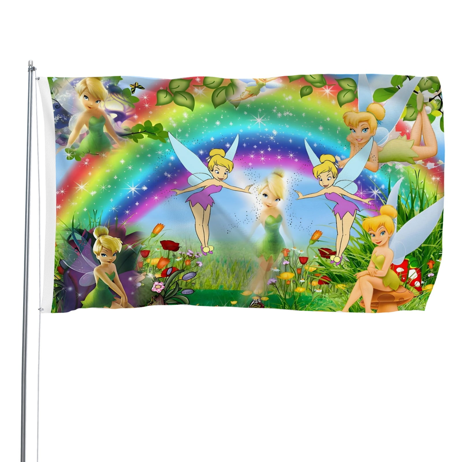 Tinkerbell Tinker Bell-themed Printed Flag Perfect gift for fans ...