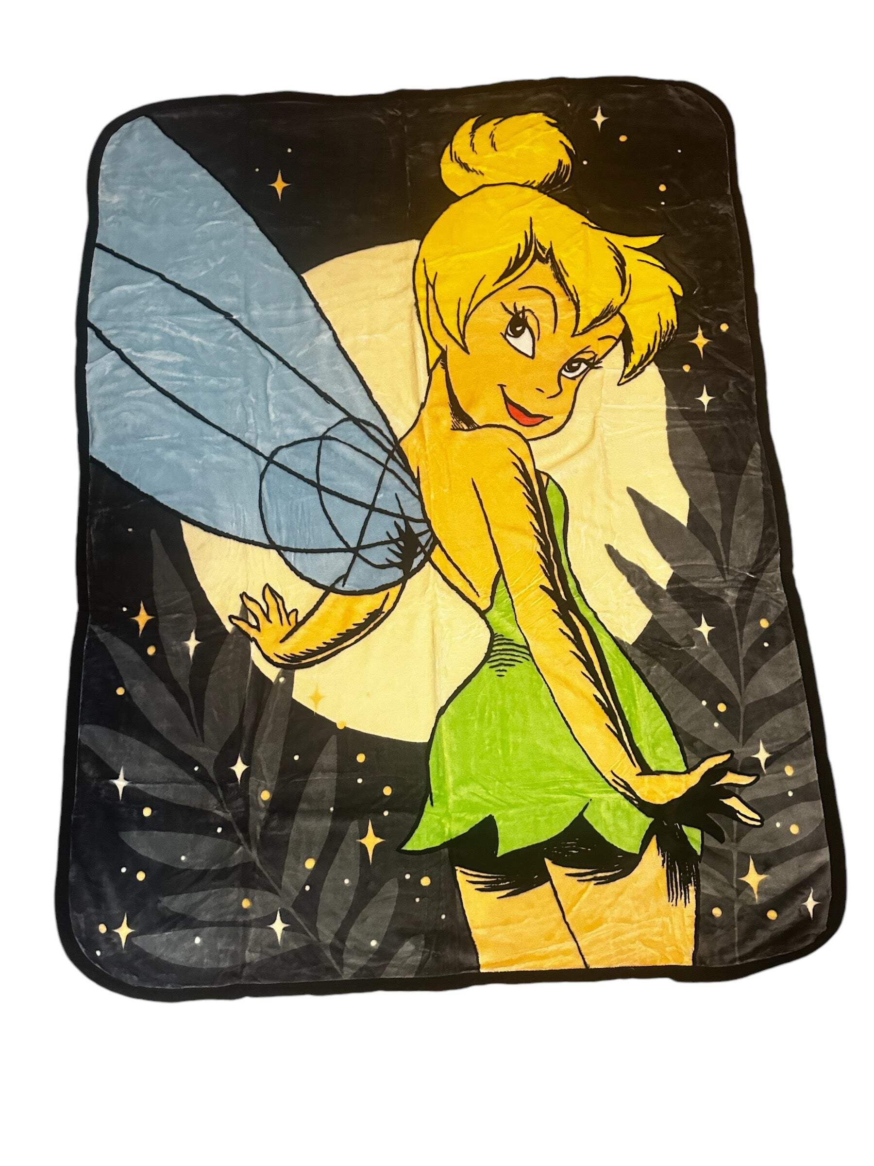 Tinkerbell Twin Plush Blanket Super Soft "Neon Moon" - Walmart.com