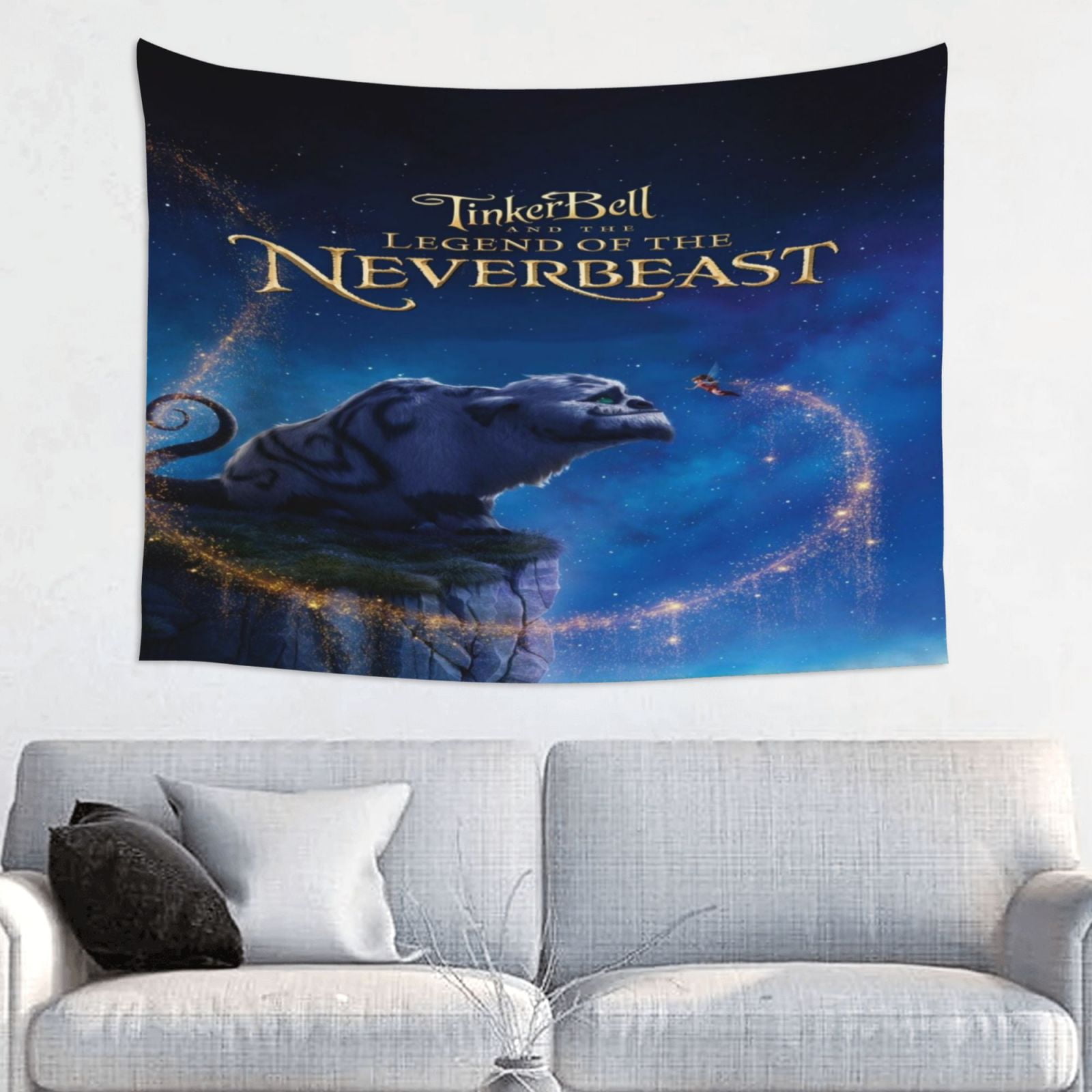 Tinker-bel and the Legend of the NeverBeast Tapestry Anime Poster Large ...
