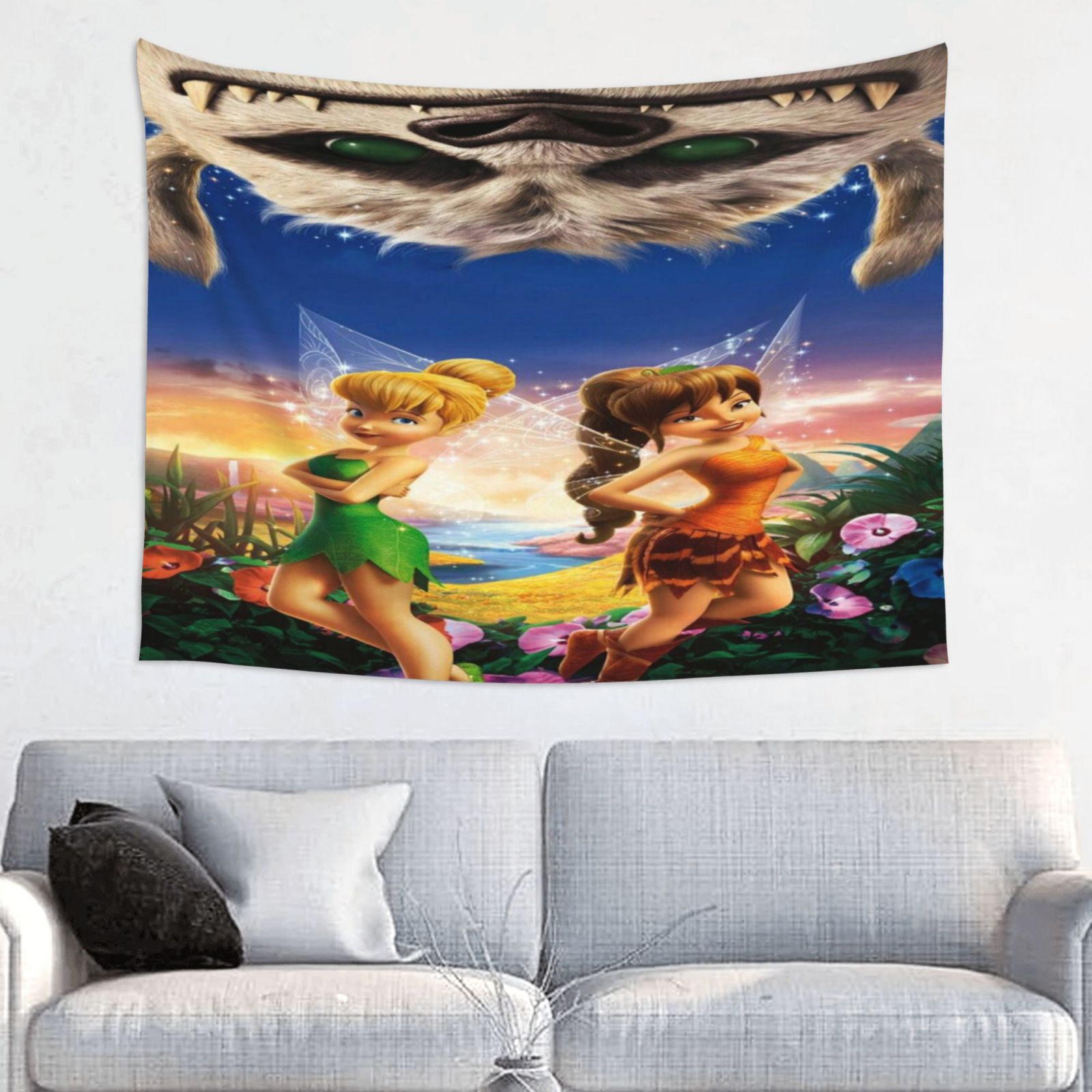 Tinker-bel and the Legend of the NeverBeast Tapestry Anime Poster Large ...