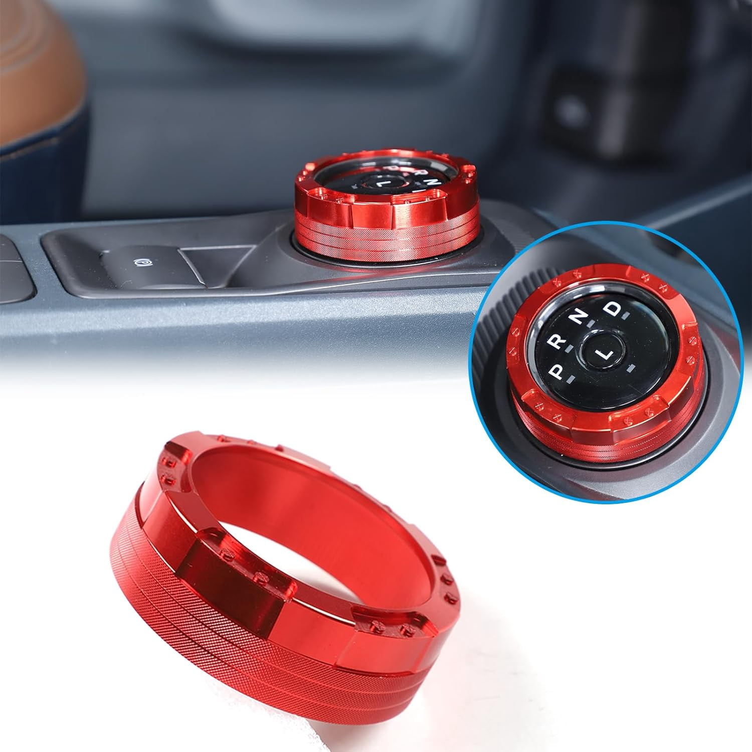 Tinki Gear Shift Switch Button Ring Trim Cover Fit for Ford Maverick ...