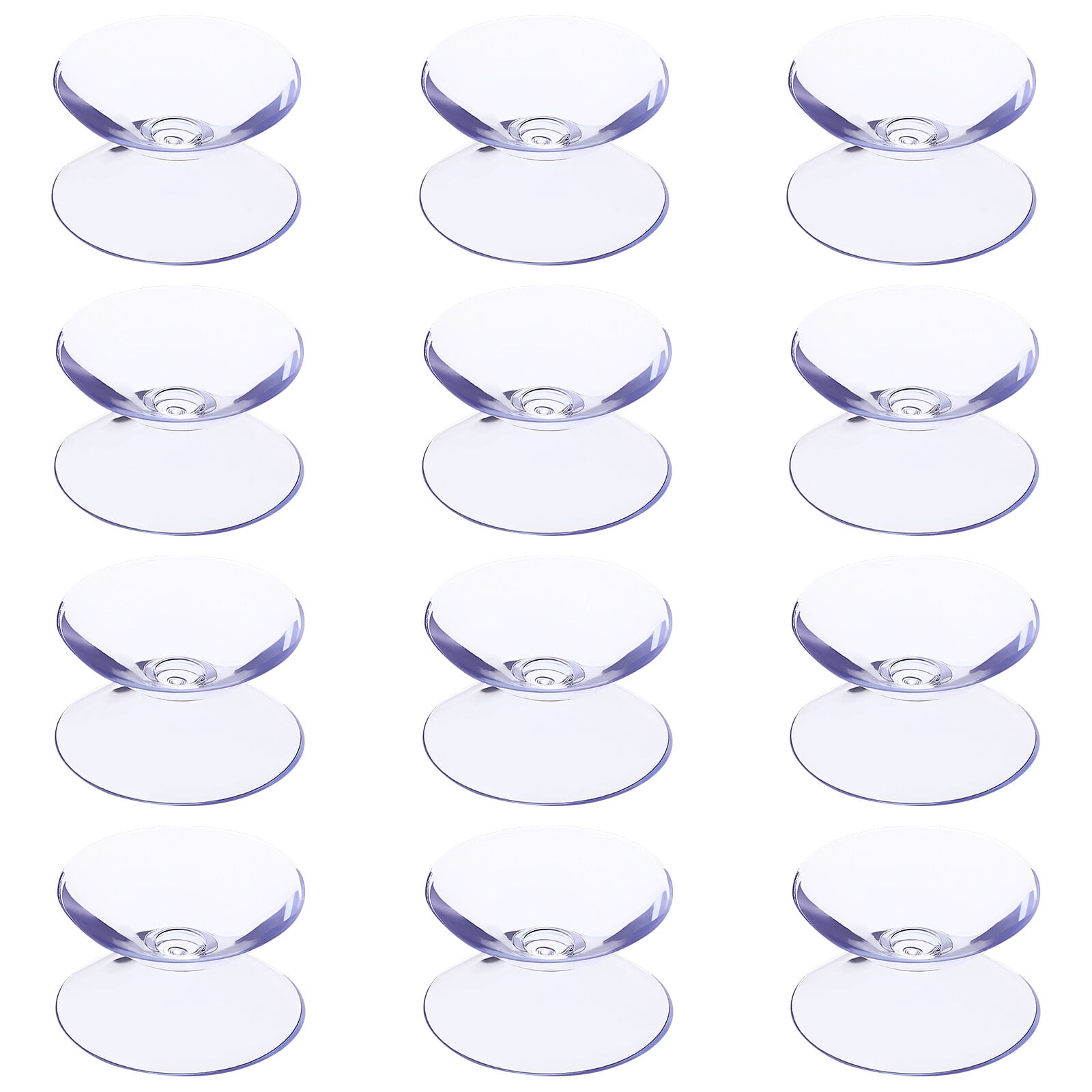 Tinksky 12pcs Double Sided Suction Cups Glass Table Tops Clear Spacer ...