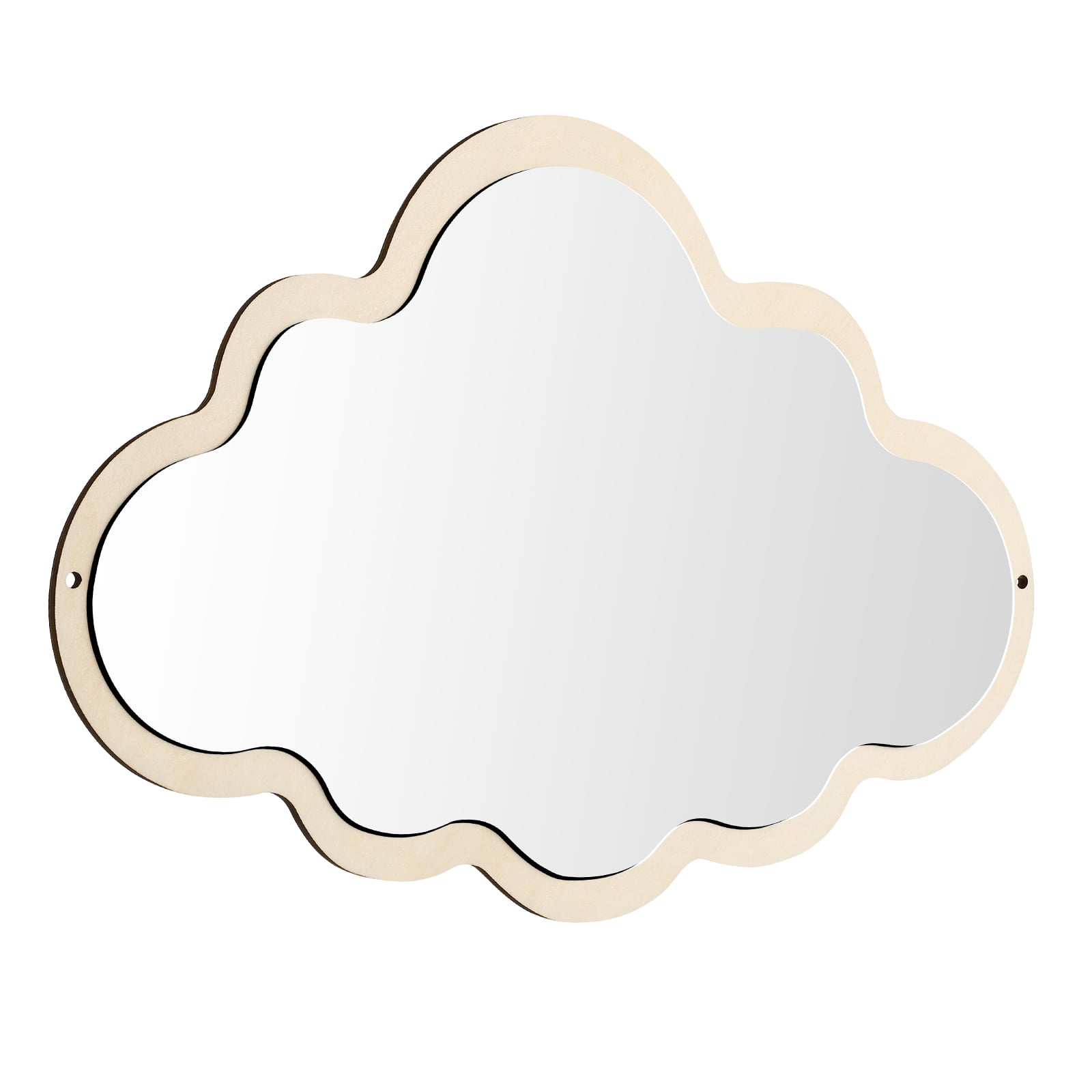 Zcyifa Acrylic Cloud Shaped Kids Mirror, Self Adhesive, Unbreakable ...