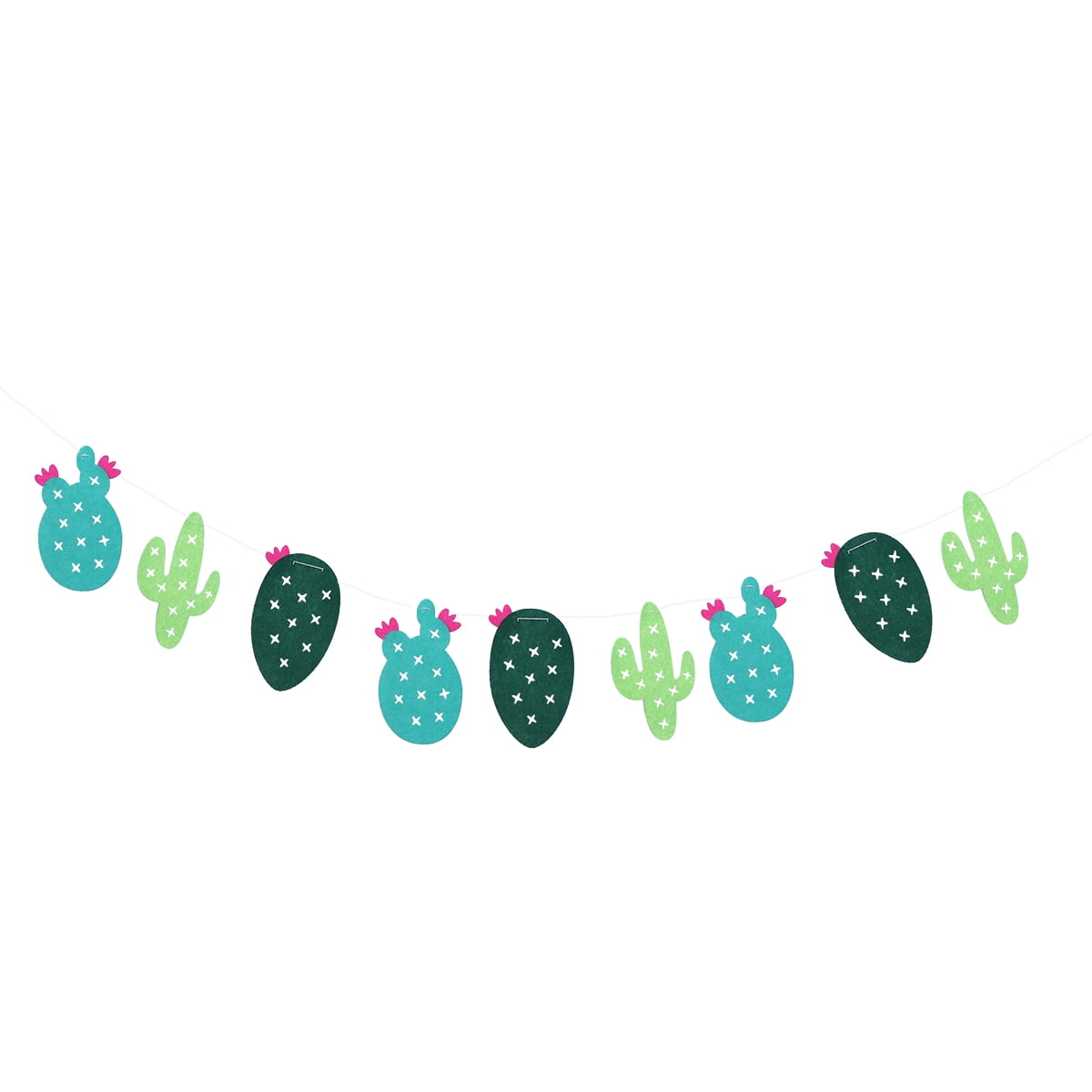Tinksky Non-woven Fabric Cactus Party Banner Garland Banner for ...