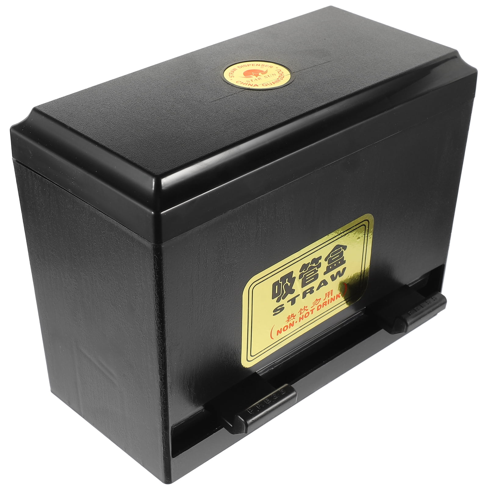 Tinksky Push-type Automatic Straw Box Convenient Straw Case Practical ...