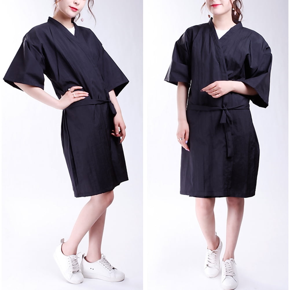 Tinksky Salon Client Gown Robes Cape Hair Salon Hair Cutting Smock for ...