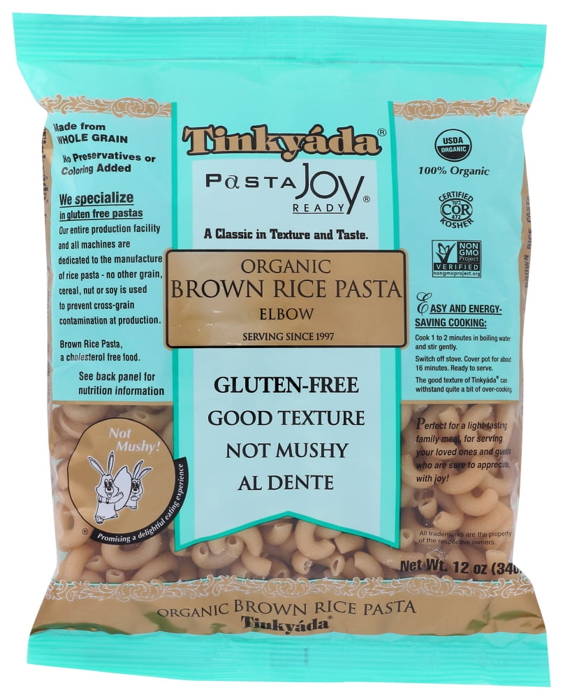 Tinkyada Organic Brown Rice Pasta Elbows, 12 Oz - Walmart.com