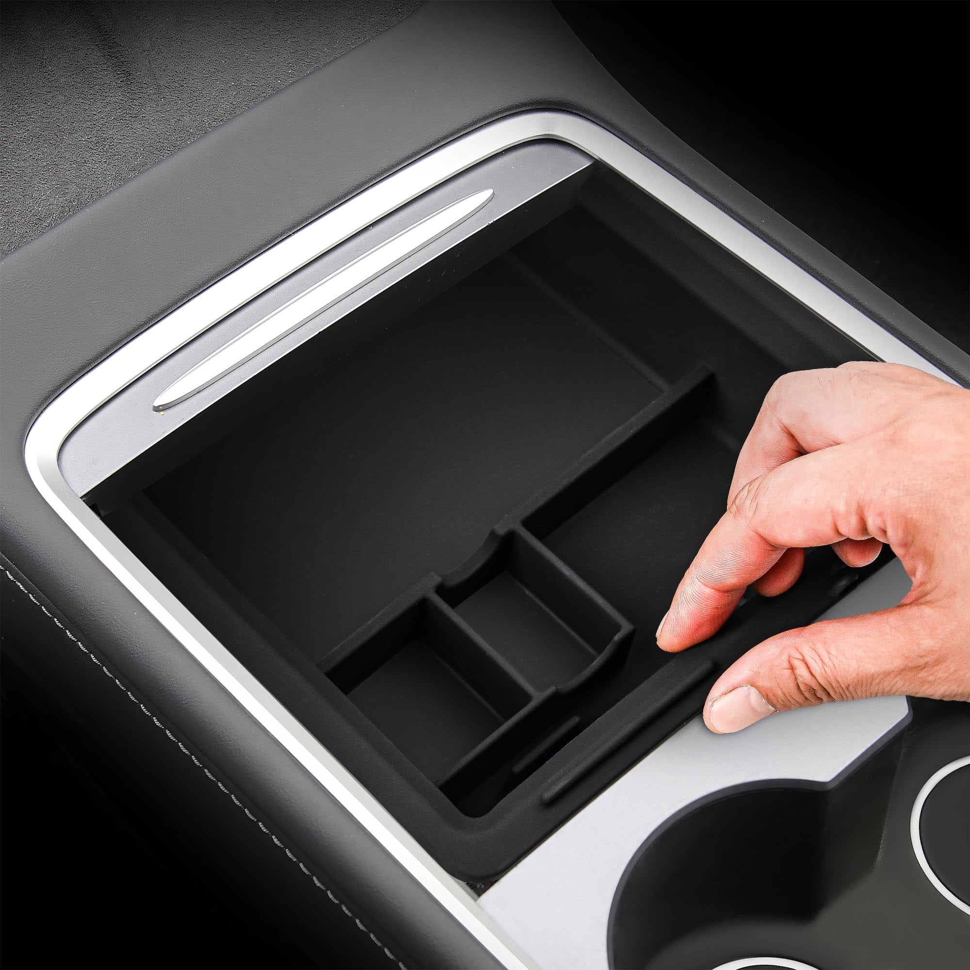 Tinlucys Console Organizer Tray Designed for Tesla Model 3/Y 2021 2022 ...