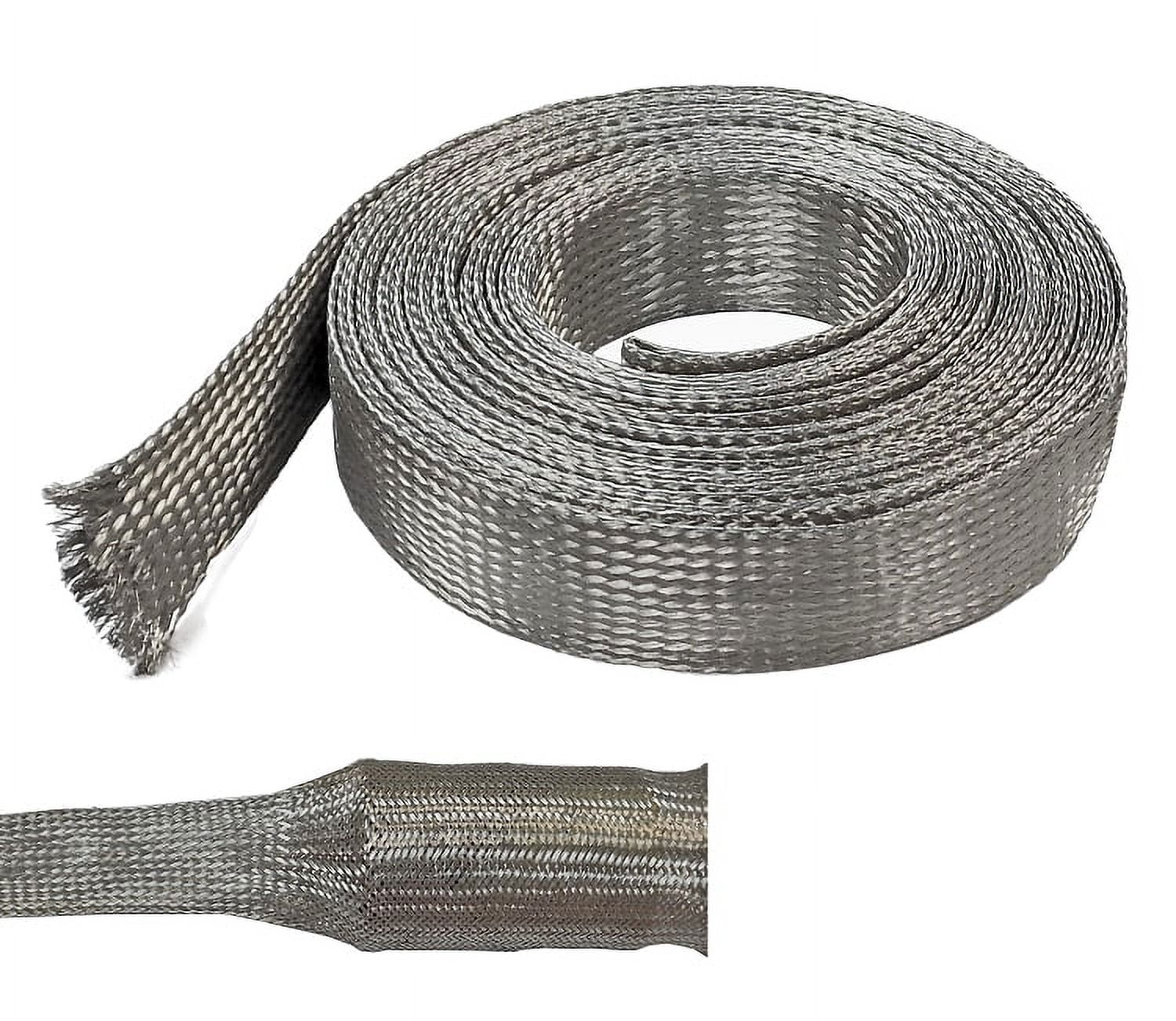 Tinned Copper Metal Braided Sleeving - From 1/8" to 1" - from 10 to 50 ...