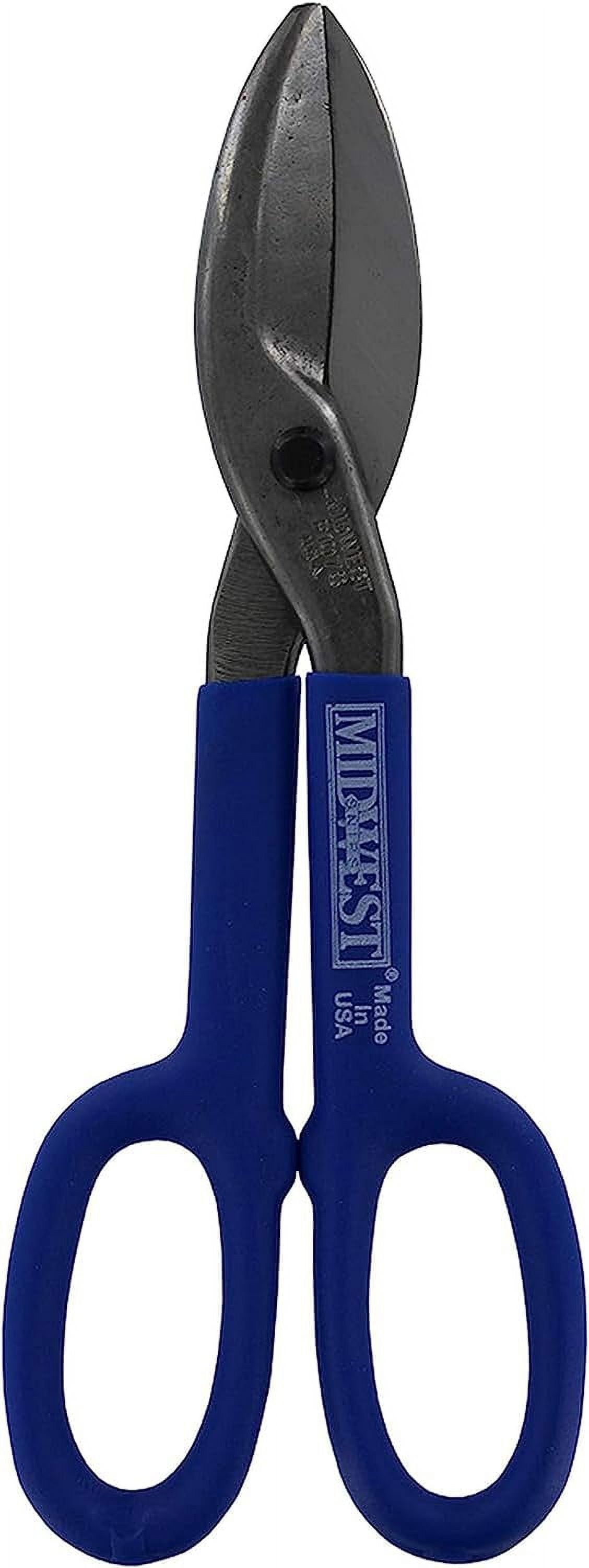 Tinner Snip - Straight Wide Cut Sheet Metal Cutter with Forged Blades ...