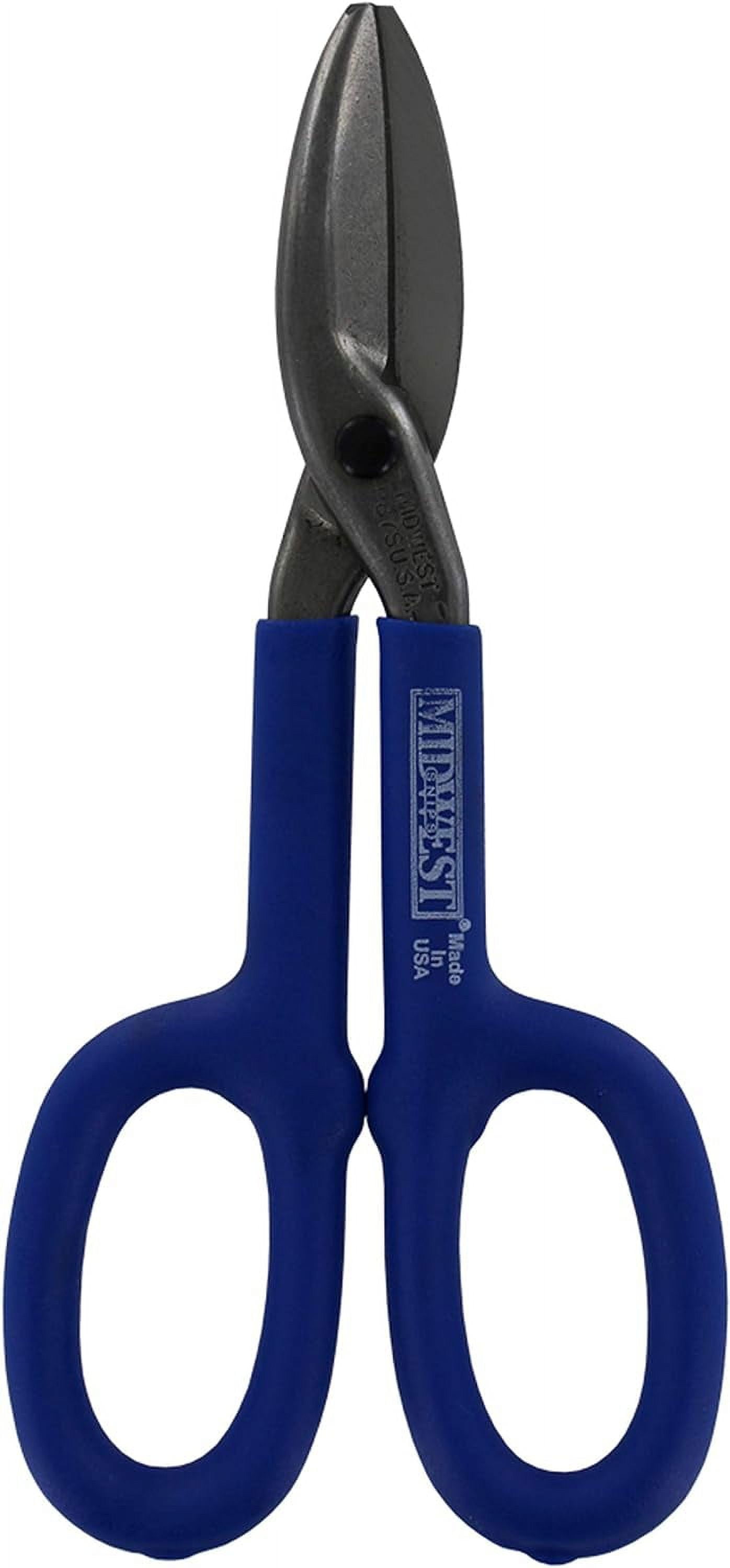 Tinner Snip - Straight Wide Cut Sheet Metal Cutter with Forged Blades ...