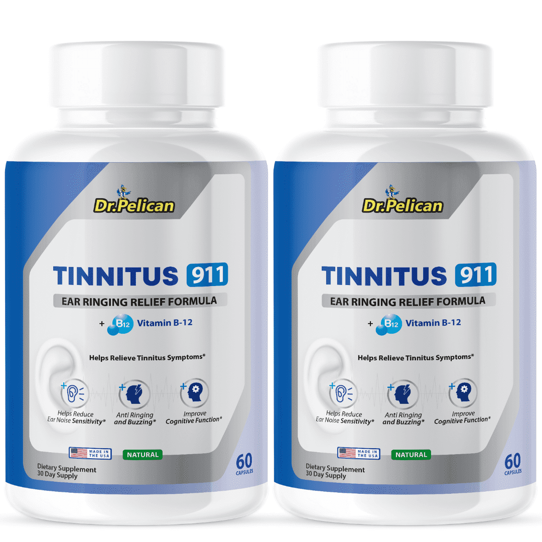 Tinnitus 911- Hearing Support- 2 Bottles- 120 Capsules - Walmart.com