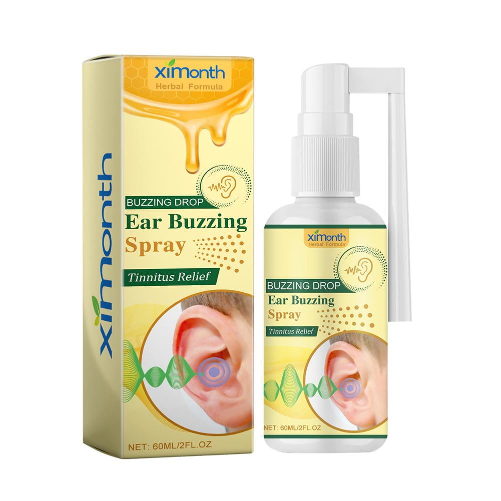 Tinnitus Soothing Spray Ear Buzzing Relief Spray Ear Care Drops 60 ML ...