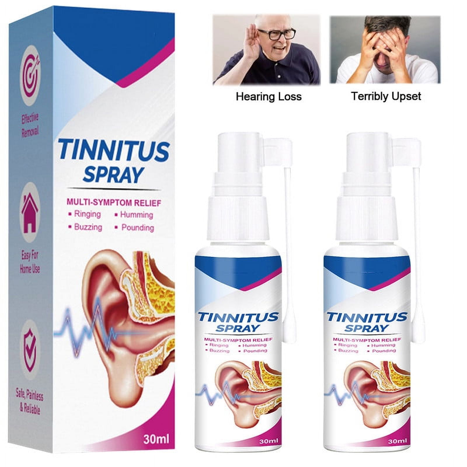 Tinnitus Spray Ear Ringing Relief Relieving Ear Drops Hearing Ear ... Tinnitus Spray Ear Ringing Relief Relieving Ear Drops Hearing Ear ...
