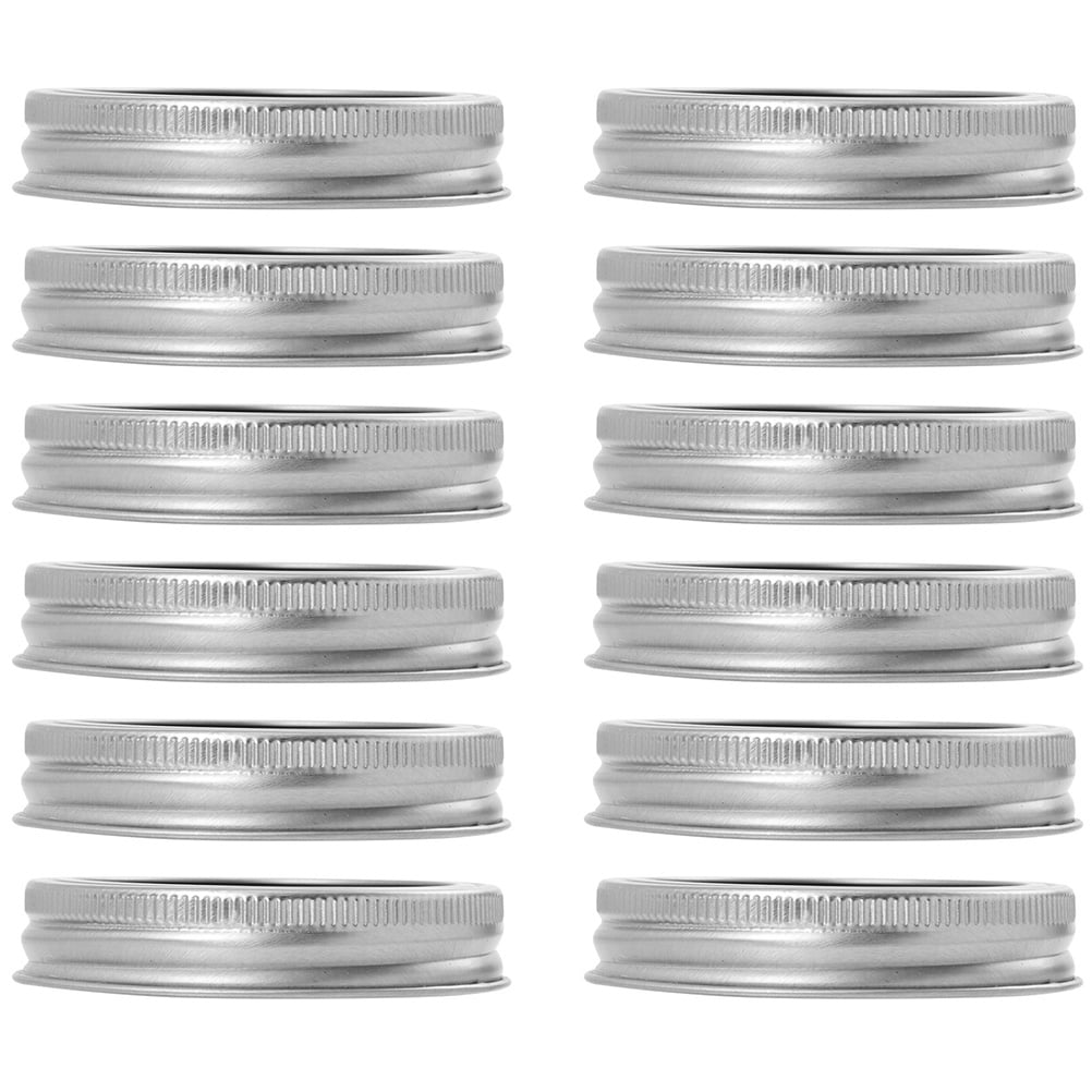 Tinplate Cover Mason Jar Metal Cap Canning Lids and Rings Pickle Wide ...