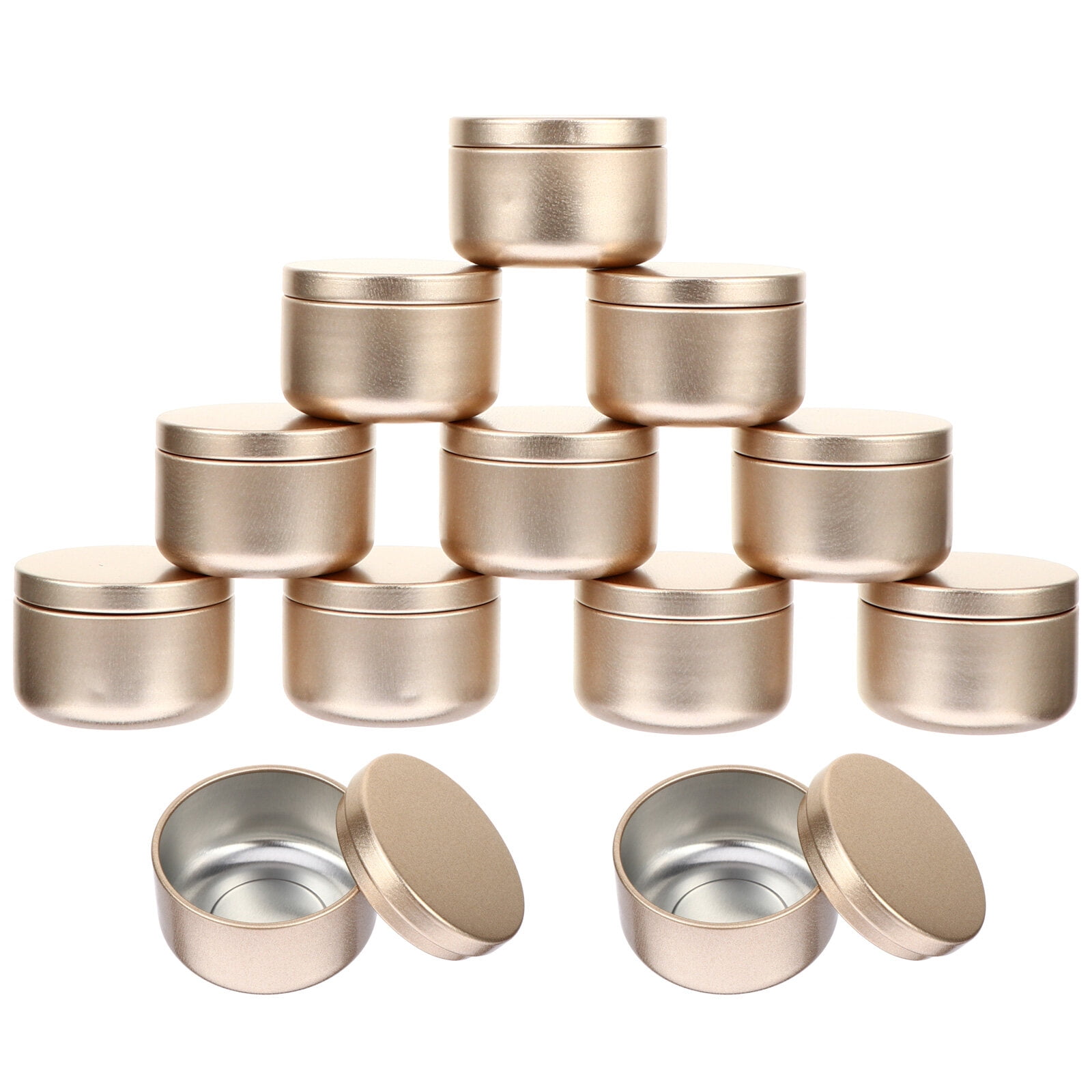 Tins, 12PCS 50ml Metal Container Tins Storages Cans for Craft DIY ...