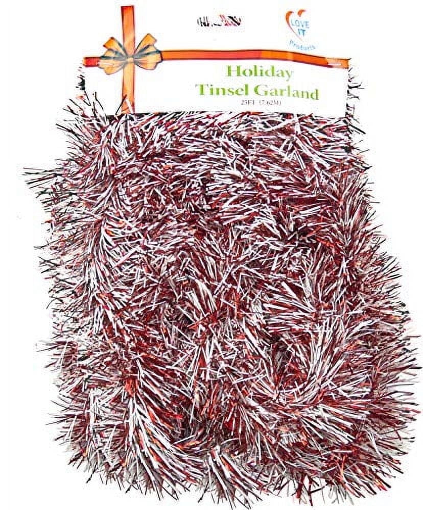 Tinsel Garland 25 ft, Perfect for Christmas, New Year's Eve Celebration ...