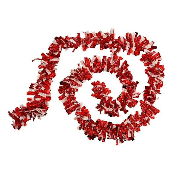 Red And White Christmas Garland