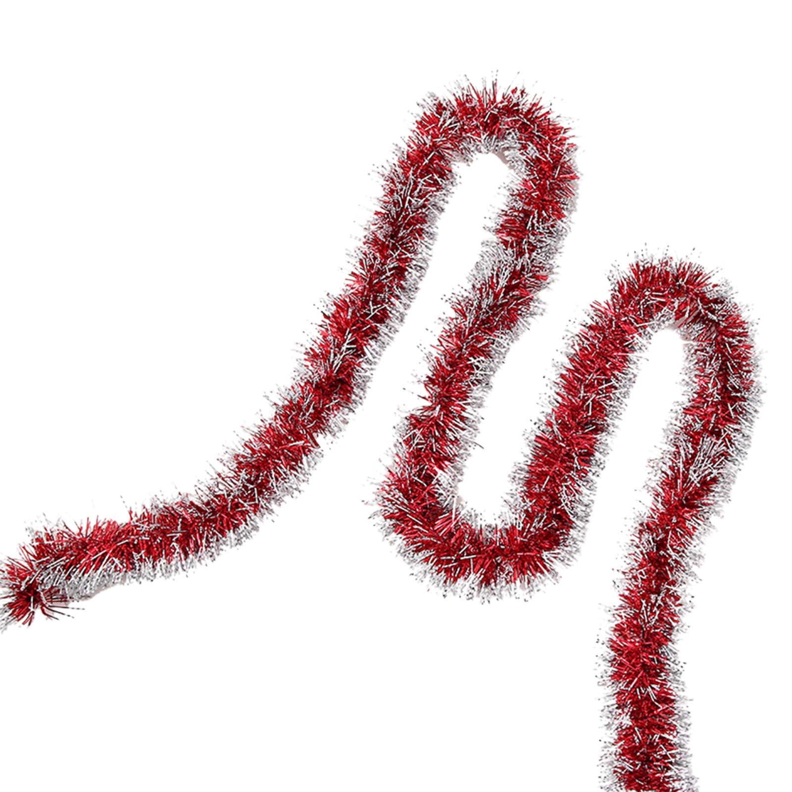 Tinsel Garland, Outdoor Garland for Christmas Tree Tinsel Garland, 6.5 ...