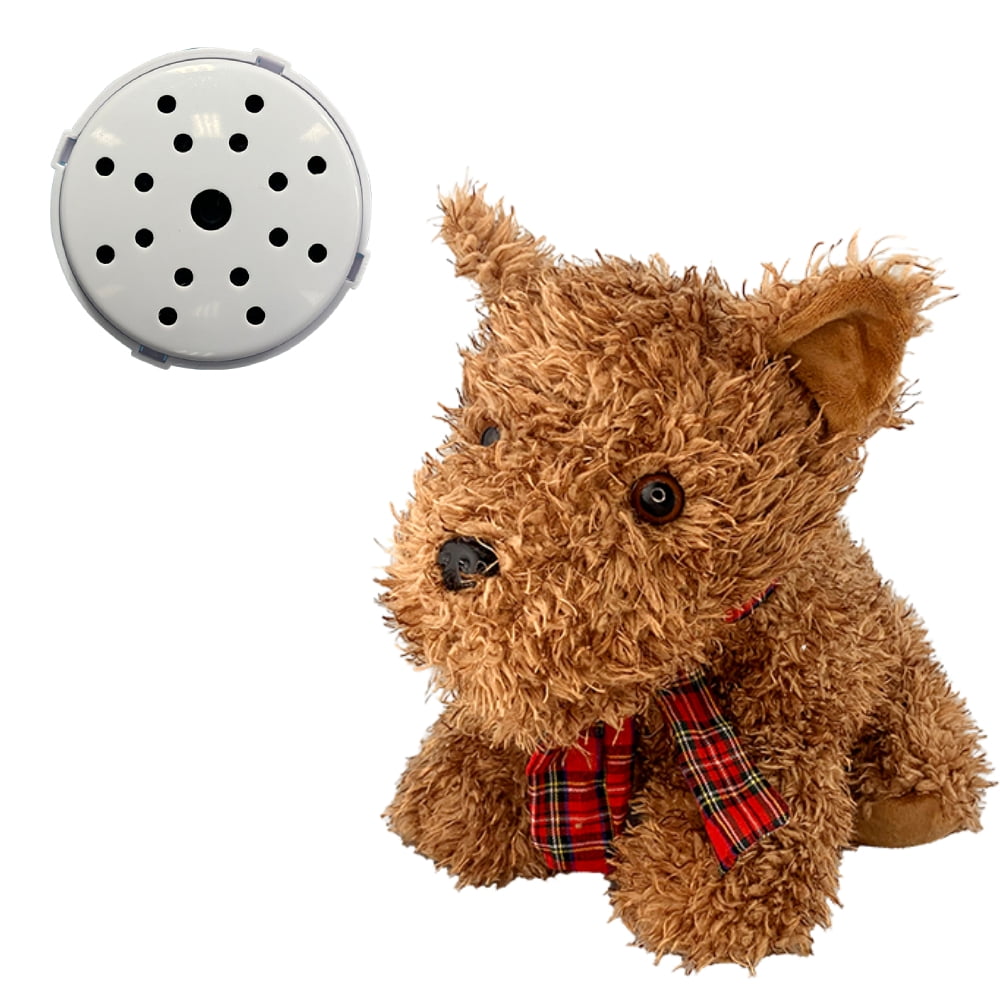 Tinsel the Terrier 16-inch Plush Toy with Recorder - Adorable Stuffed ...