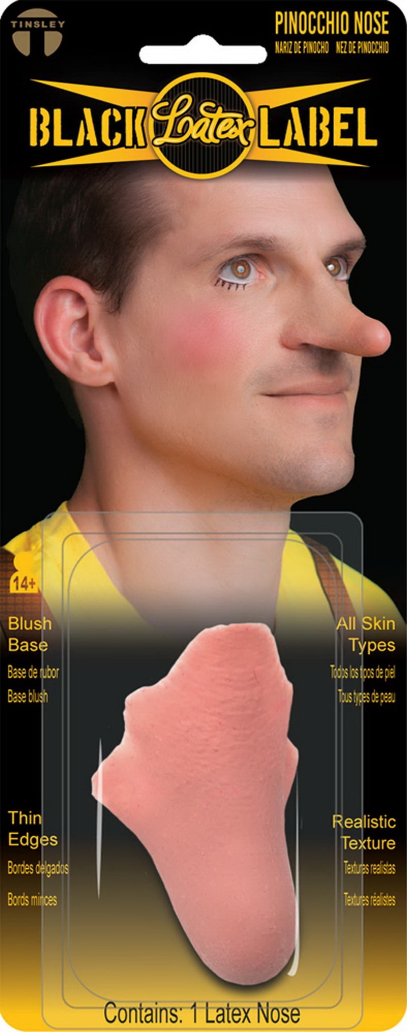 Tinsley Tattoos DFBLL006 Pinocchio Latex Nose - Walmart.com