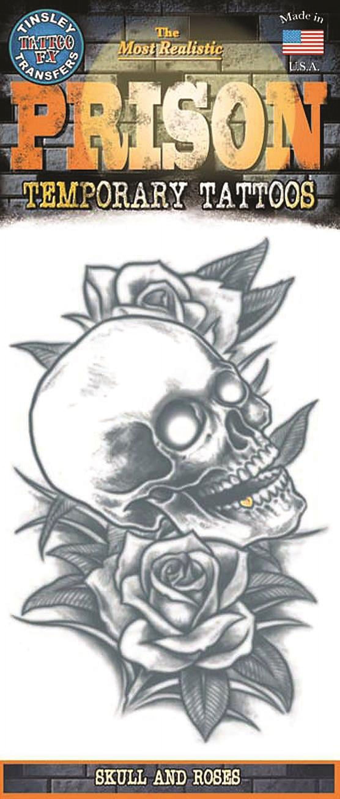 Skull Rose Tattoo
