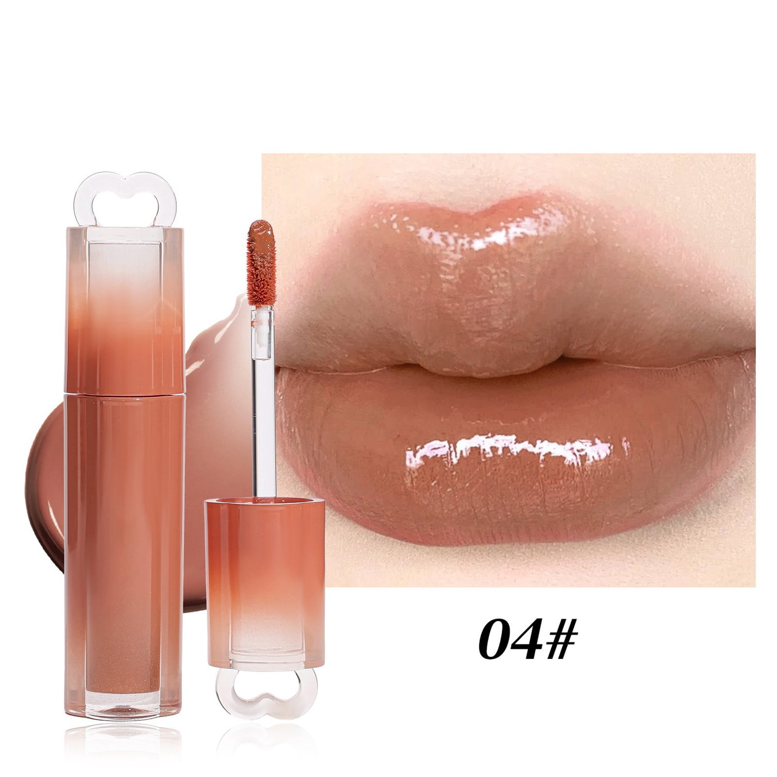 Tint Lip Gloss Set, Vivid Color, Glossy Finish, Highly Pigmented, Clear ...