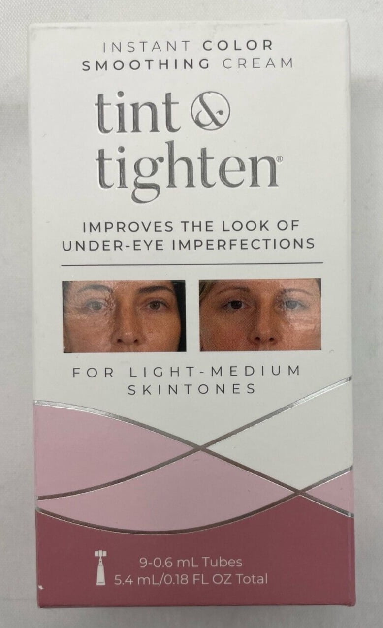 TINT & TIGHTEN Instant Color Soothing Cream, Light/Medium Shade, 0.18 ...
